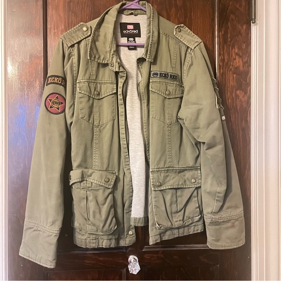 Ecko Unlimited | Jackets & Coats | Ecko Red Cargo Jacket | Poshmark